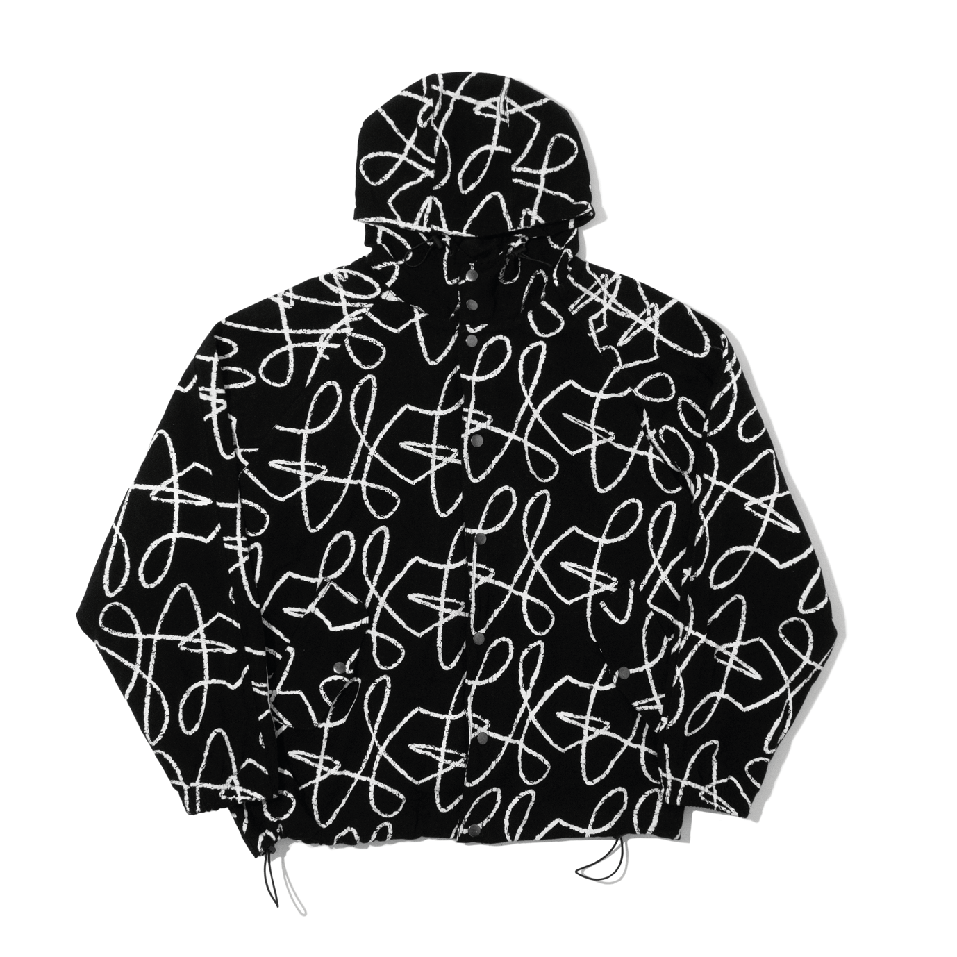 Boxy Doodle Jacket - Black – BAMBOOtique